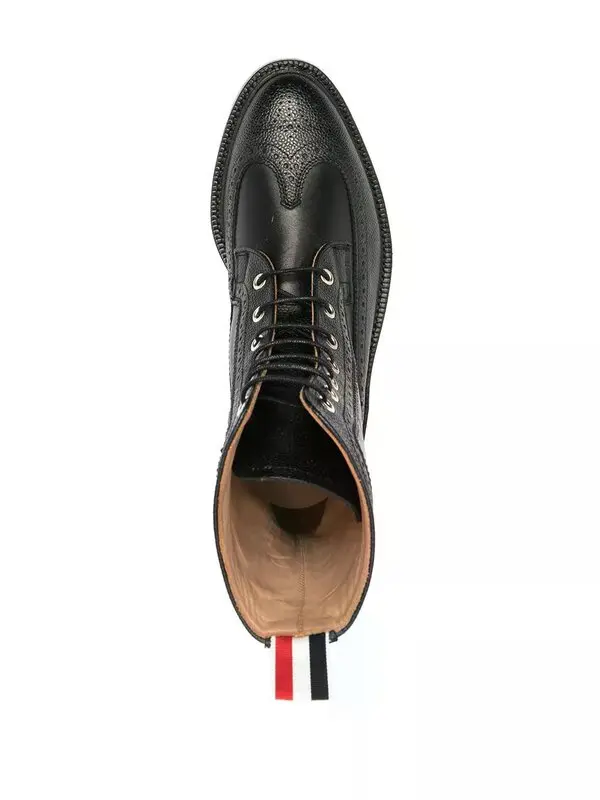 Thom Browne Brogue-detail Combat Boots