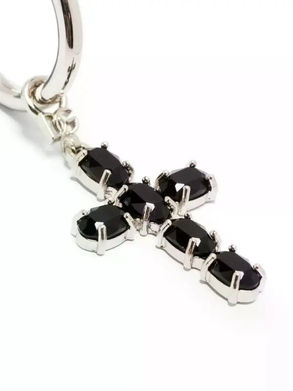 Dolce & Gabbana Cross-charm Hoop Earrings