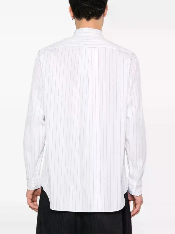 Comme Des Garçons Striped Cotton Shirt