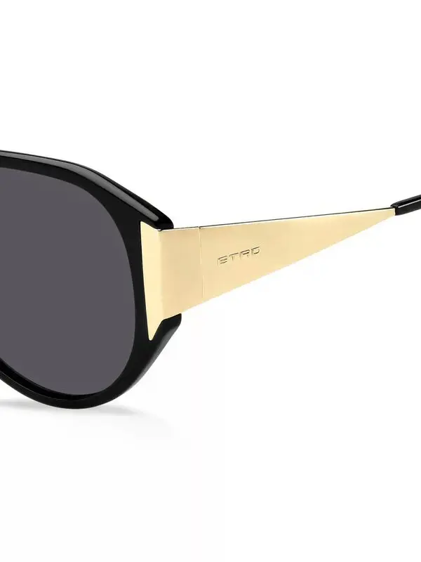 Etro Oversized Sunglasses With Uv-protective Lenses - Black