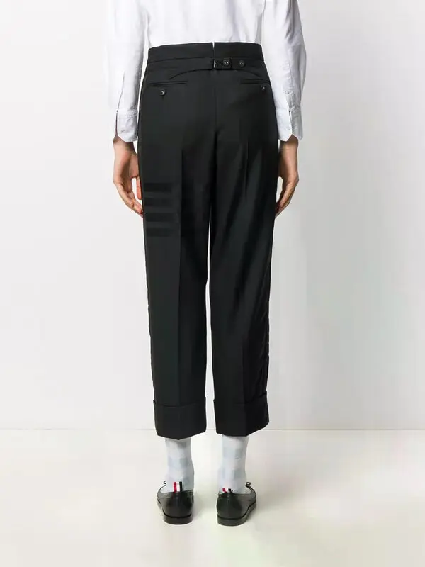 Thom Browne Tailored Cropped Trousers