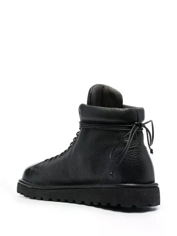 Marsèll Pallottola Pebbled-leather Boots - Black