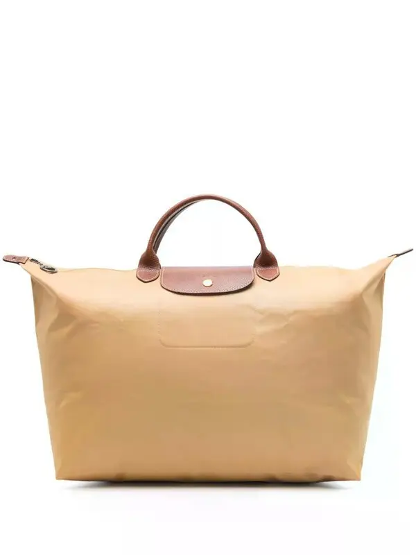 Longchamp Le Pliage Small Holdall - Neutrals