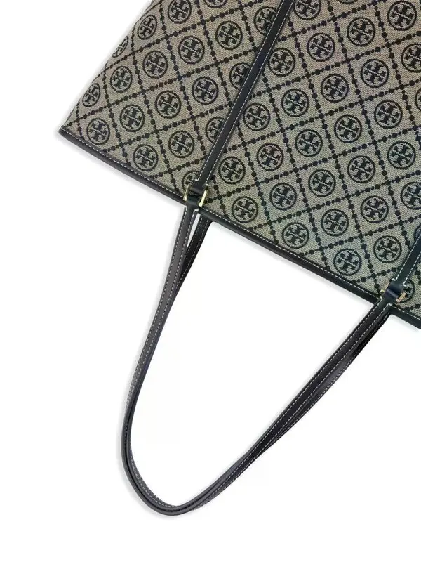 Tory Burch T Monogram Jacquard Tote - Blue
