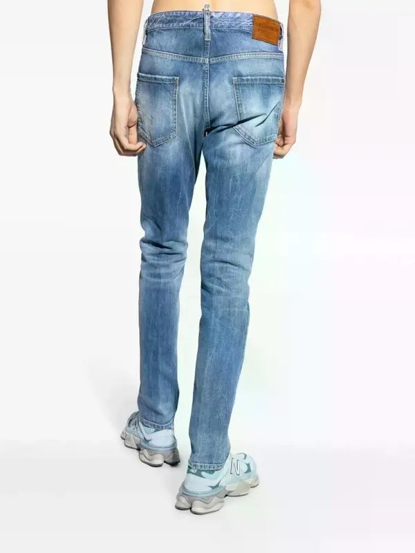 Dsquared2 Cool Guy Mid-rise Slim-fit Jeans - Blue
