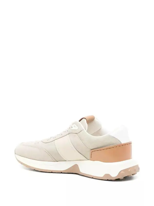 TOD'S Leather Lace-up Sneakers - Neutrals