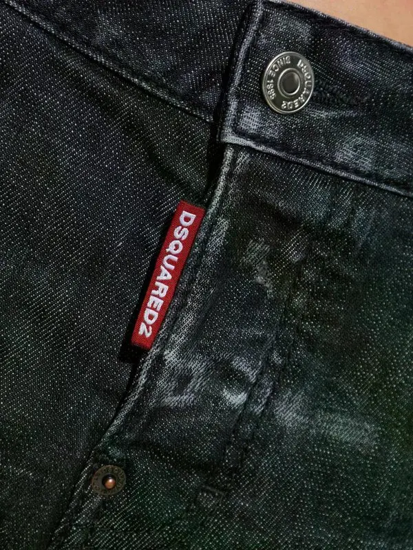 Dsquared2 Ripped Detail Jeans - Black
