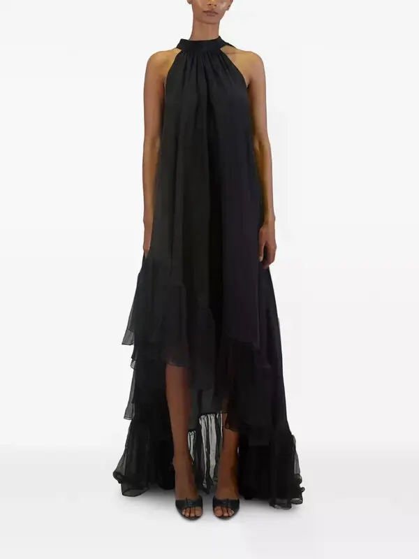 Azeeza Plath Chiffon Gown