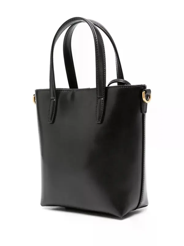 Saint Laurent Mini Shopping Leather Tote Bag