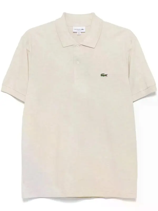 Lacoste Marl Polo Shirt - Neutrals