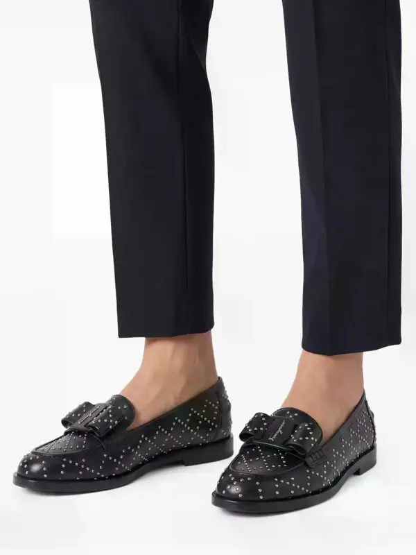 FERRAGAMO Viva Studded Loafers