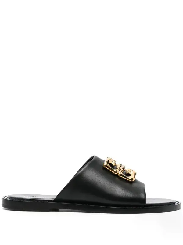Givenchy 4g Liquid Leather Slides