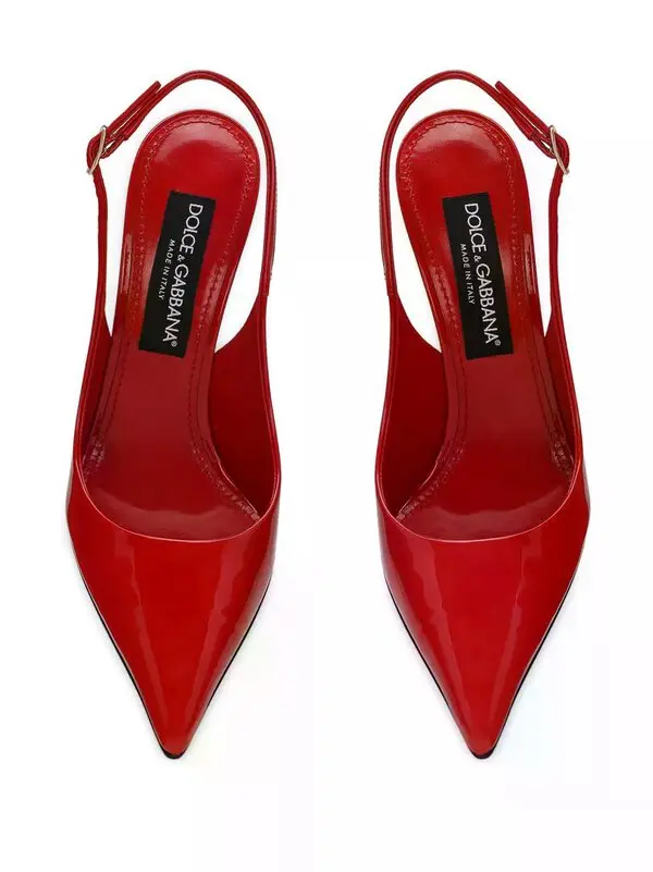Dolce & Gabbana Patent Leather Slingback Pumps