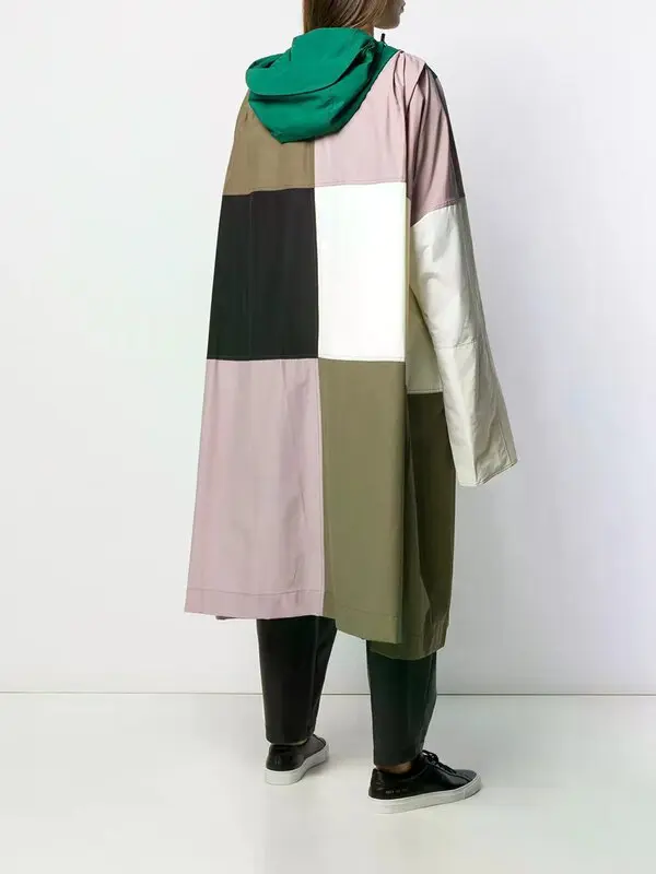 Colville Hooded Patchwork Coat