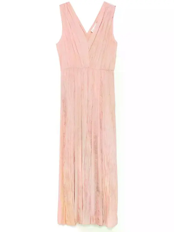 FORTE_FORTE Pleated Midi Dress