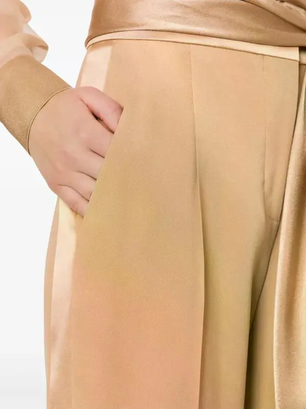 Alberta Ferretti Pressed-crease Straight Trousers