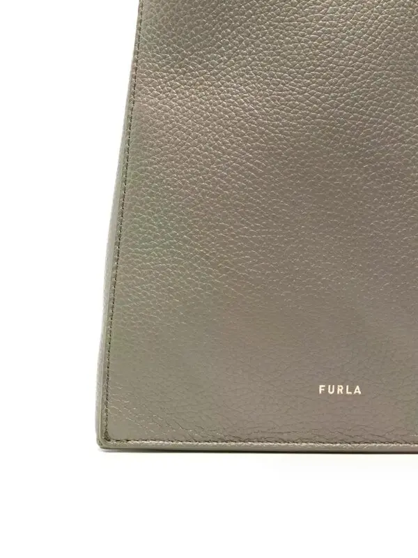 Furla Mini Nuvola Leather Bucket Bag