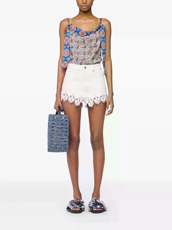 Rabanne Paisley-print Top