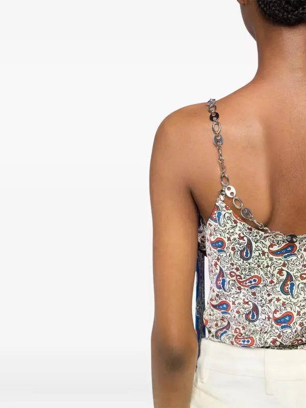 Rabanne Paisley-print Top