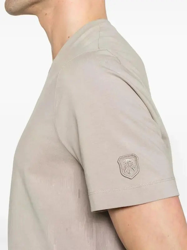 Corneliani Embroidered-logo T-shirt