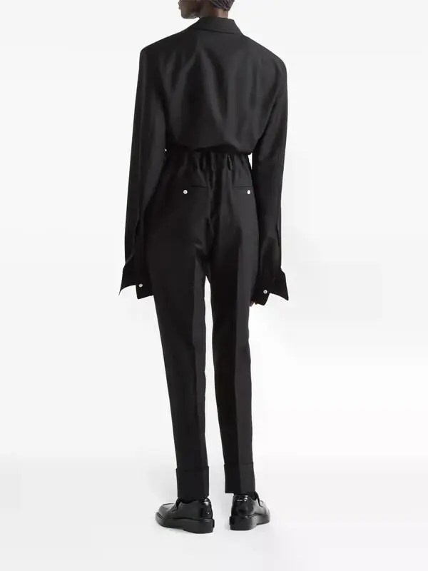 Prada Pressed-crease Tailored Trousers