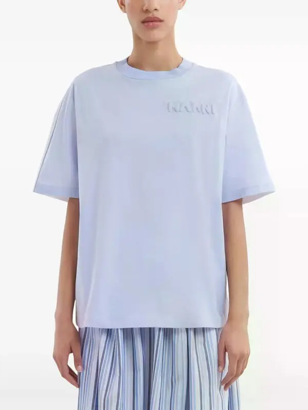 Marni Logo Embossed T-shirt