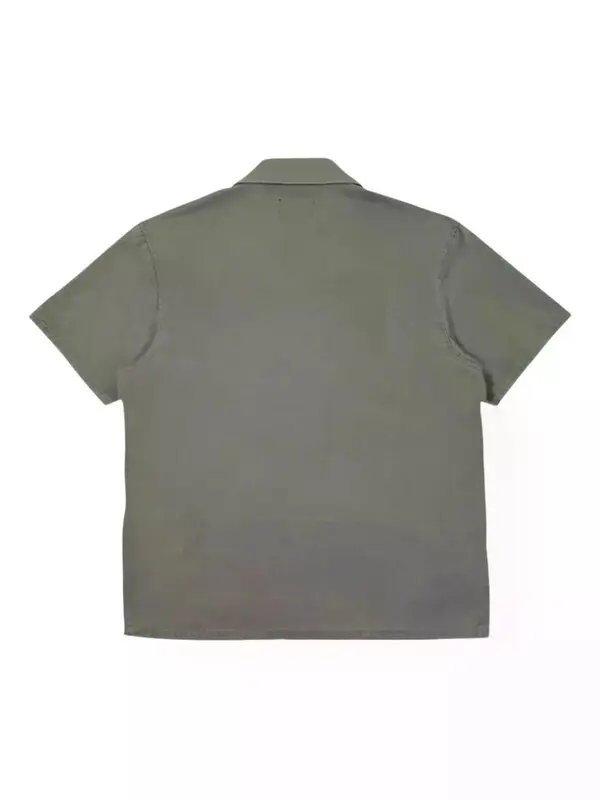REPRESENT Script Camp Collar Shirt - Green