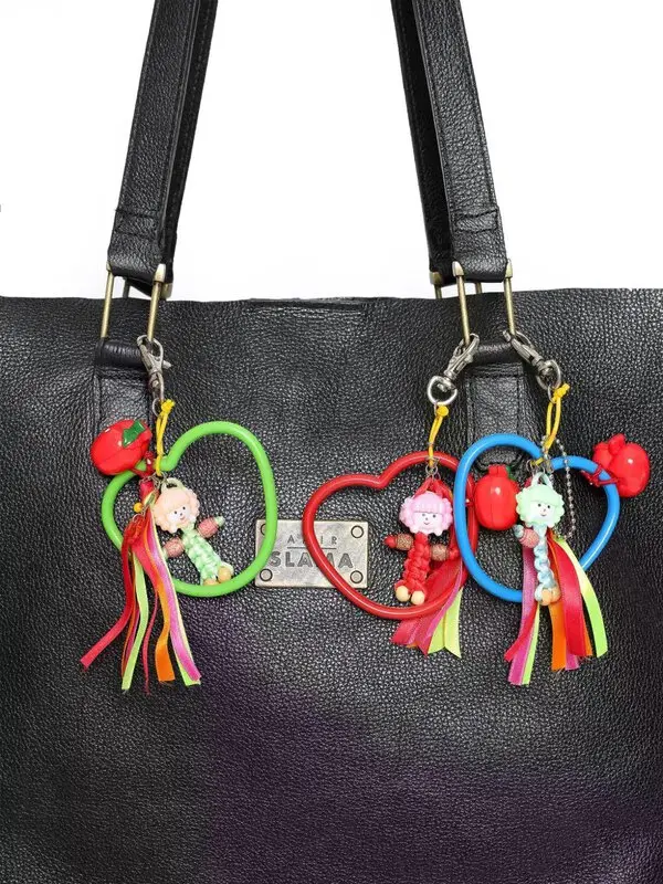 AMIR SLAMA Heart-motif Keychain