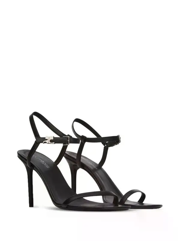 COURREGES Ac Stiletto Heel Sandals - Black