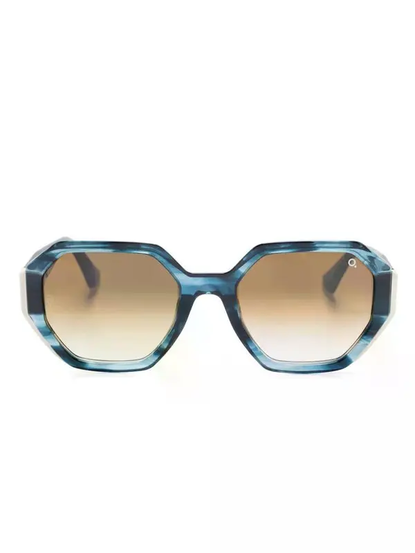 ETNIA BARCELONA Geometric Frame Sunglasses - Blue