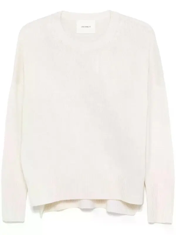 LISA YANG Mila Cashmere Sweater - Neutrals