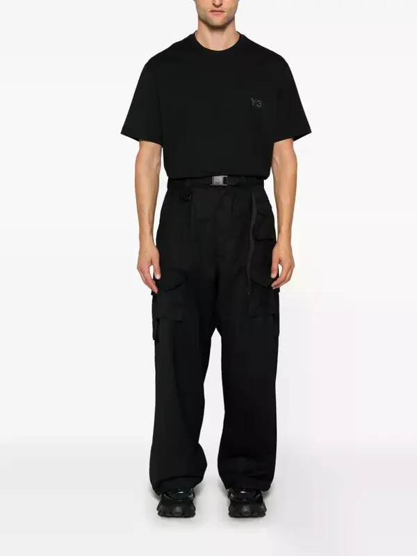 Y3 Wide Leg Cargo Trousers