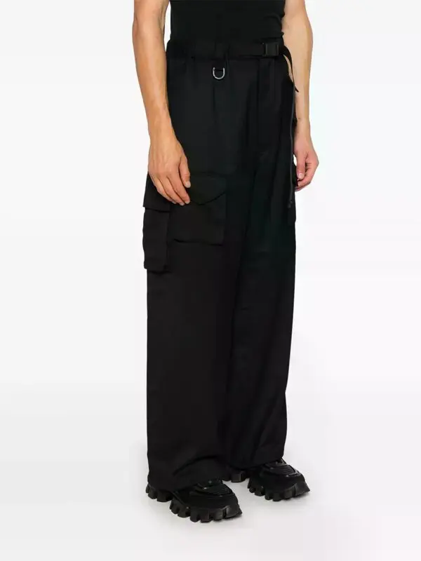 Y3 Wide Leg Cargo Trousers