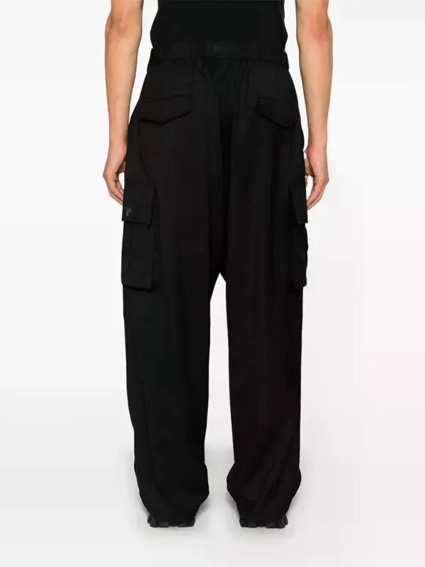 Y3 Wide Leg Cargo Trousers