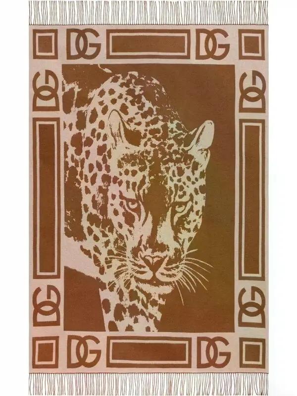 Dolce & Gabbana Cashmere Jacquard Blanket