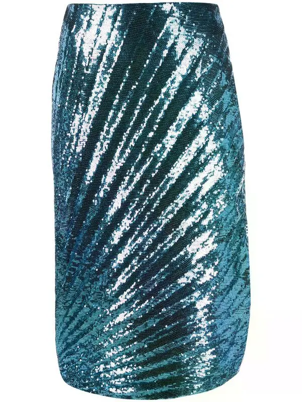 Marco De Vincenzo Sequin Skirt