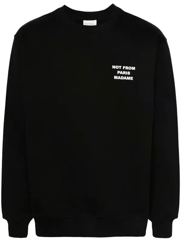 Drole De Monsieur Le Slogan Sweatshirt Top