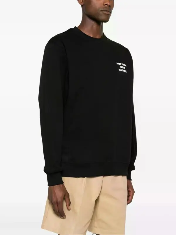 Drole De Monsieur Le Slogan Sweatshirt Top