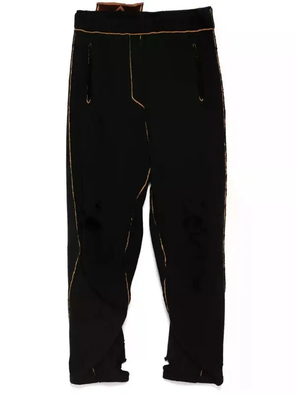 DOUBLET Distressed Trousers - Black