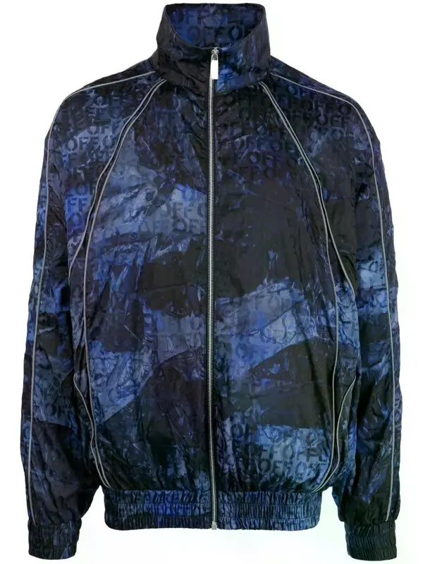 Off-White Logo-jacquard Windbreaker