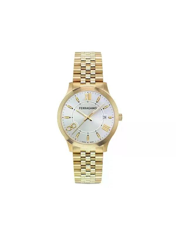 FERRAGAMO Pair Duo 40mm Timepiece - Silver