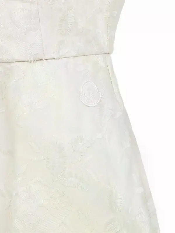 Moncler Floral-embroidered Midi Dress