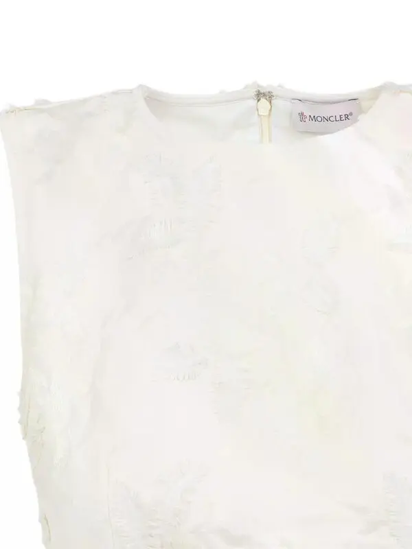 Moncler Floral-embroidered Midi Dress