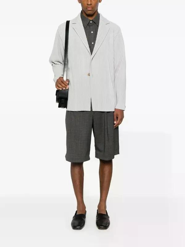 Issey Miyake Plissé-effect Blazer