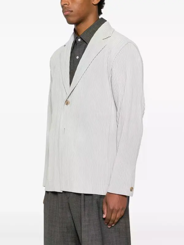 Issey Miyake Plissé-effect Blazer