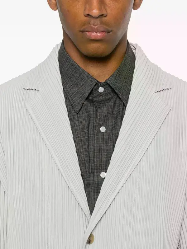 Issey Miyake Plissé-effect Blazer