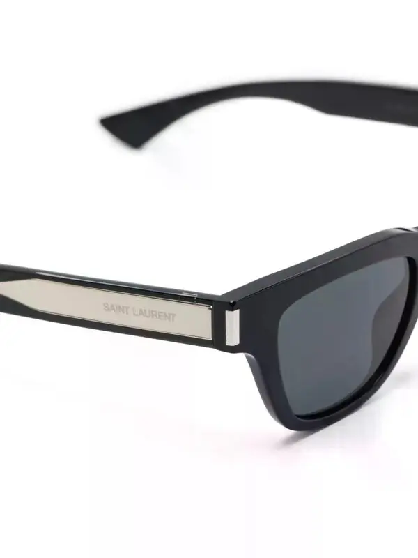 Saint Laurent Square Frame Sunglasses - Black