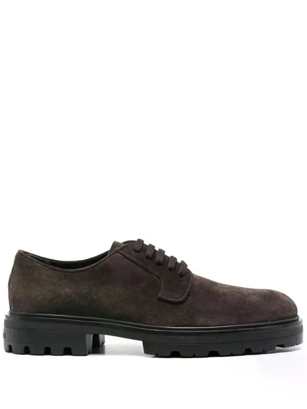 Hogan Lace-up Suede Derby Shoes