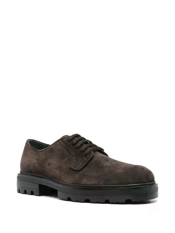 Hogan Lace-up Suede Derby Shoes