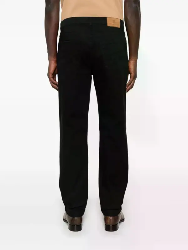Brunello Cucinelli Logo-embroidered Jeans - Black